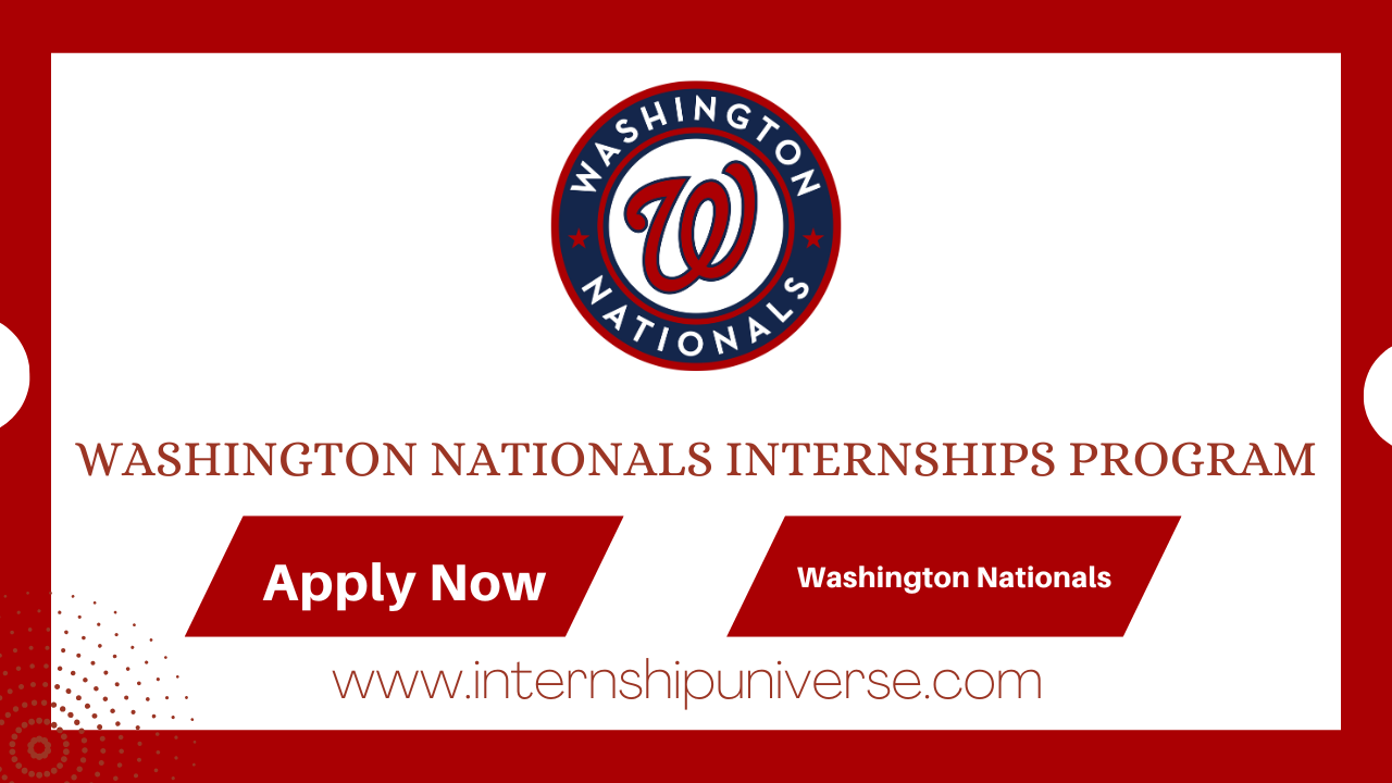 Washington Nationals Internships 2025 New Opportunities - Internships ...